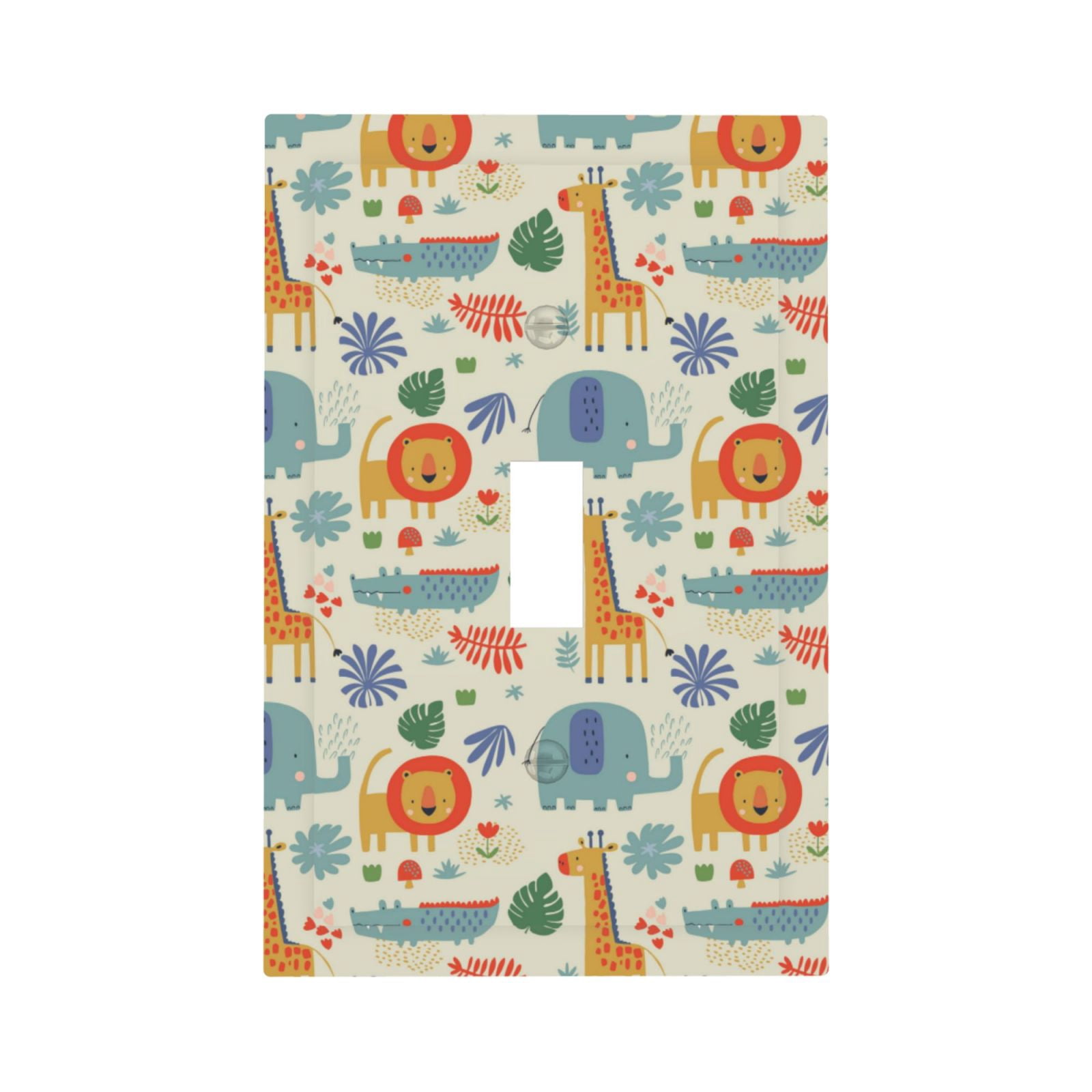 Matuu Jungle Animals for Modern Decorative Wall Plate Switch Plate ...