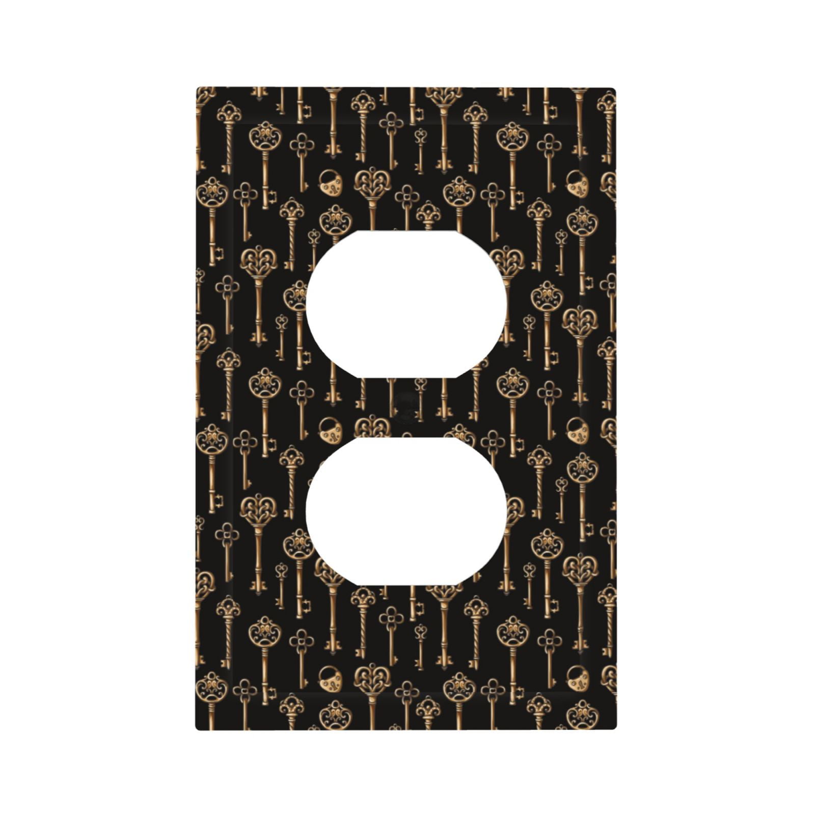 Matuu Keys for Modern Decorative Wall Plate Switch Plate Outlet Cover ...