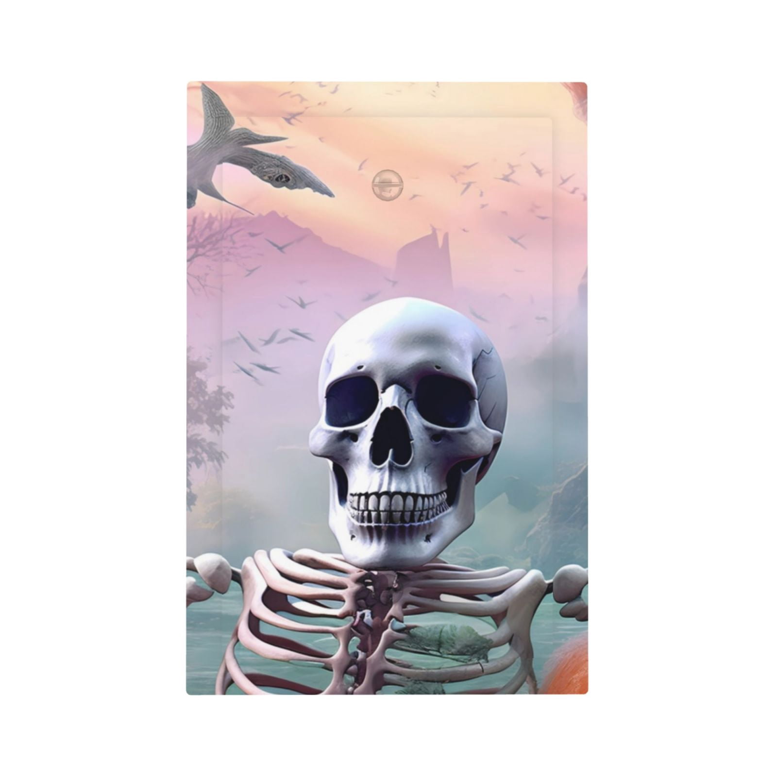 Matuu Mist Sunflower Skull for Modern Decorative Wall Plate Switch ...