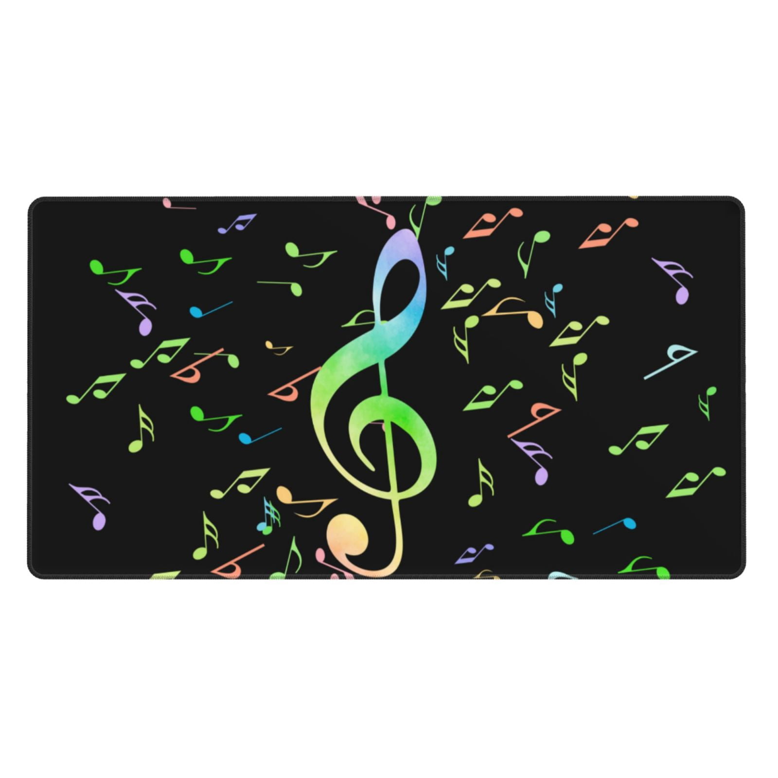 Matuu Music Notes for Large Gaming Mouse Pad Desk Mat with Non-Slip ...