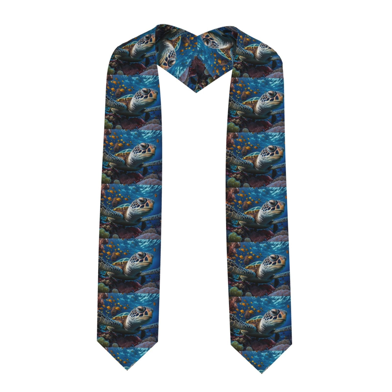 Matuu Ocean Coral Turtle for Unisex Adult Graduation Stole 72” Long ...