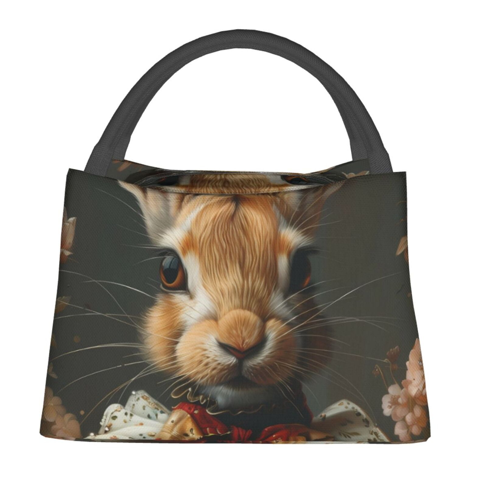 Matuu Palatial Style Flower Rabbit for Lunch Bag Thermal Insulated Bag ...