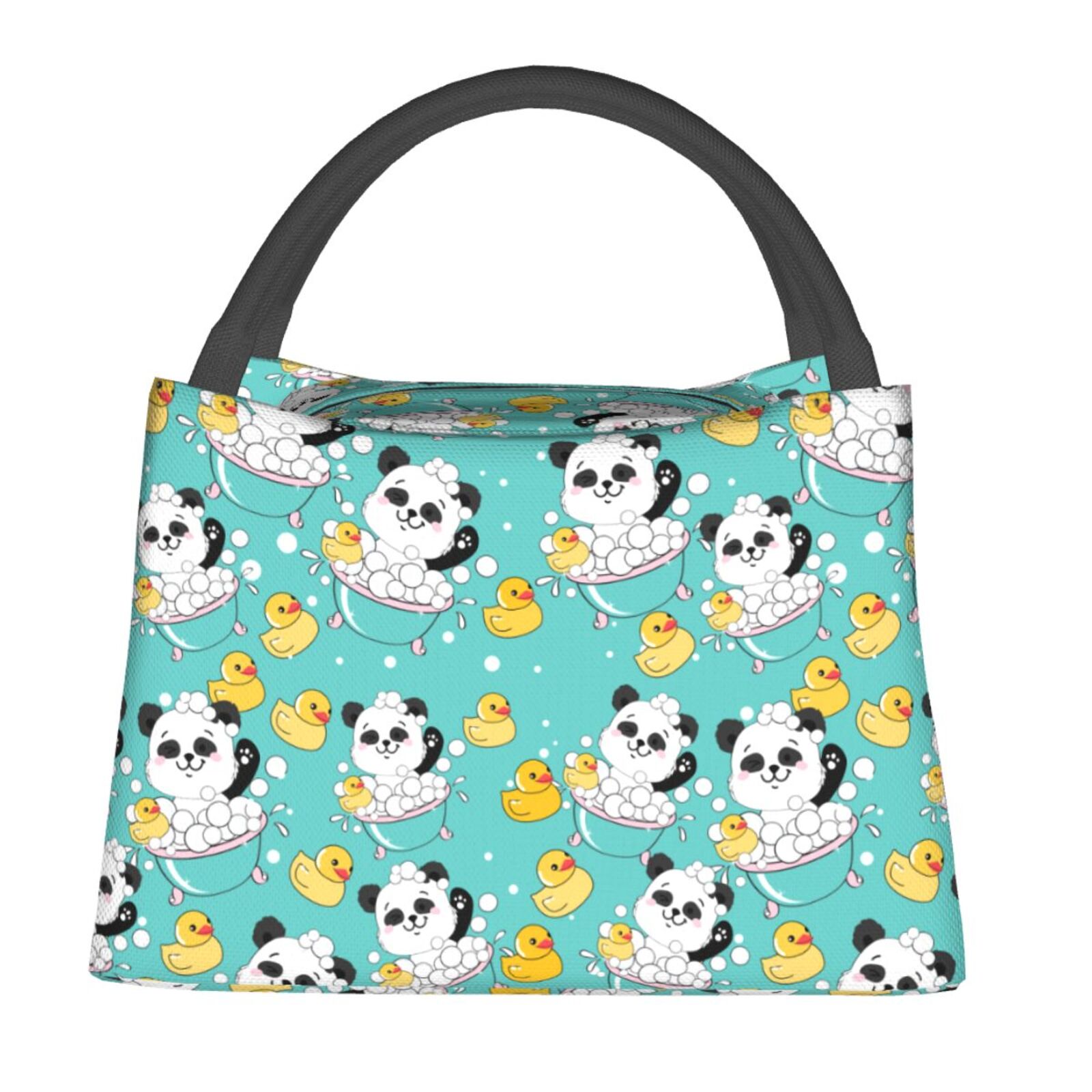 Matuu Panda Bathing for Lunch Bag Thermal Insulated Bag – Portable Food ...