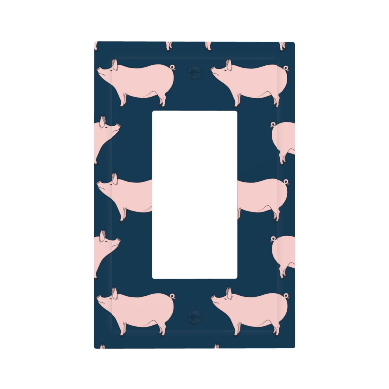 Matuu Pig 1 for Modern Decorative Wall Plate Switch Plate Outlet Cover ...