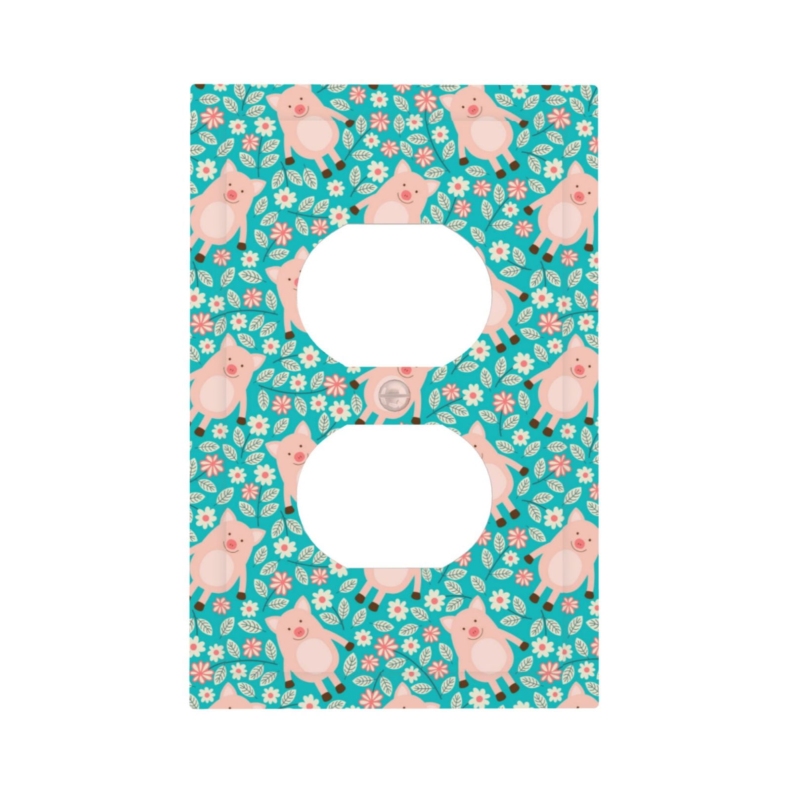 Matuu Pig And Flower for Modern Decorative Wall Plate Switch Plate ...