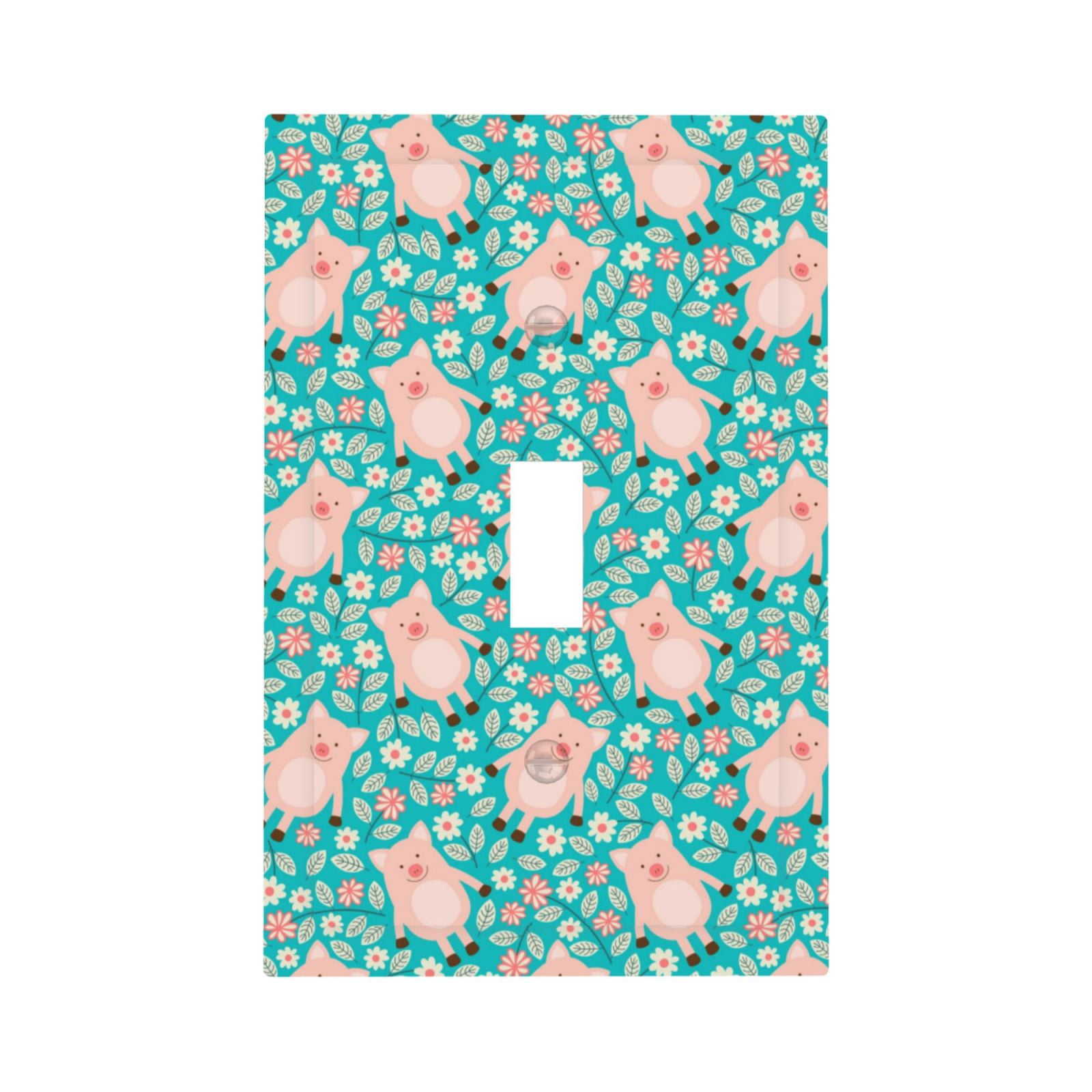 Matuu Pig And Flower for Modern Decorative Wall Plate Switch Plate ...