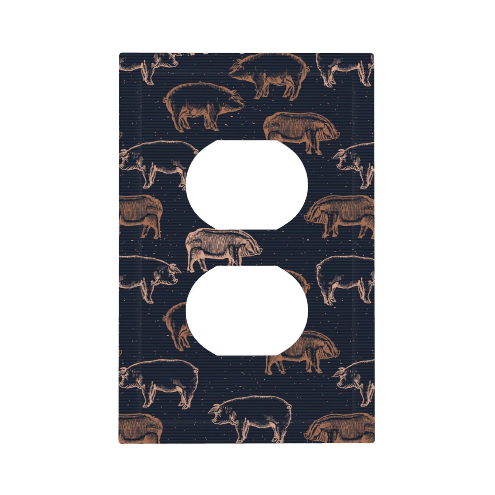 Matuu Pig Farm for Modern Decorative Wall Plate Switch Plate Outlet ...