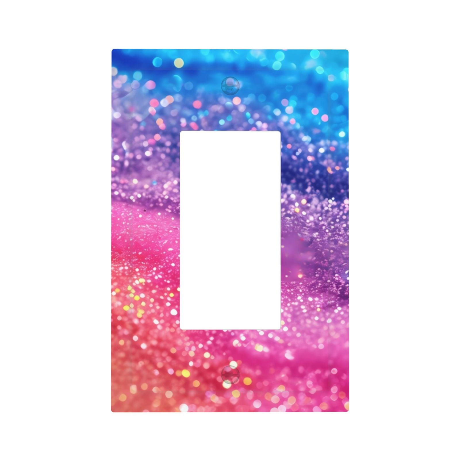 Matuu Rainbow Glitter Cute for Modern Decorative Wall Plate Switch ...