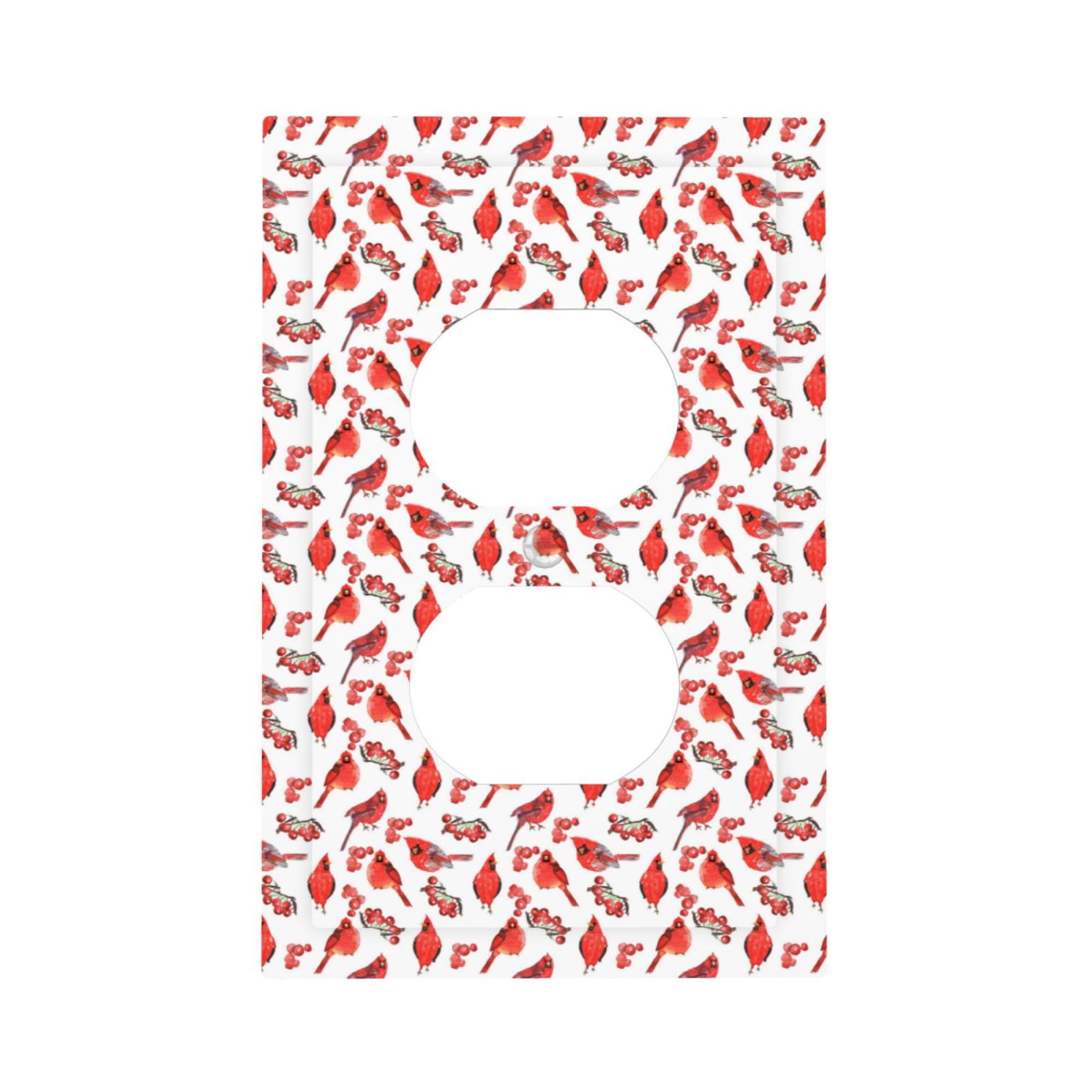 Matuu Red Birds for Modern Decorative Wall Plate Switch Plate Outlet ...
