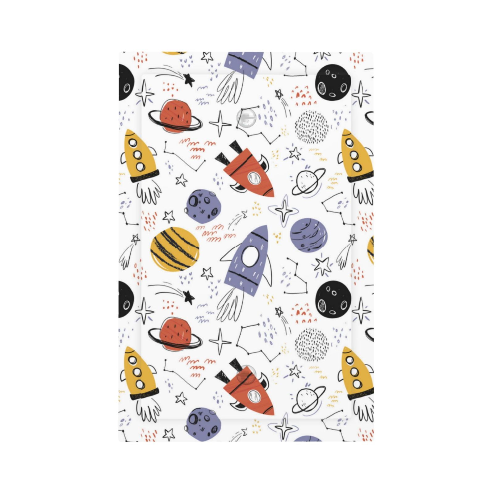 Matuu Rocket Planets for Modern Decorative Wall Plate Switch Plate ...