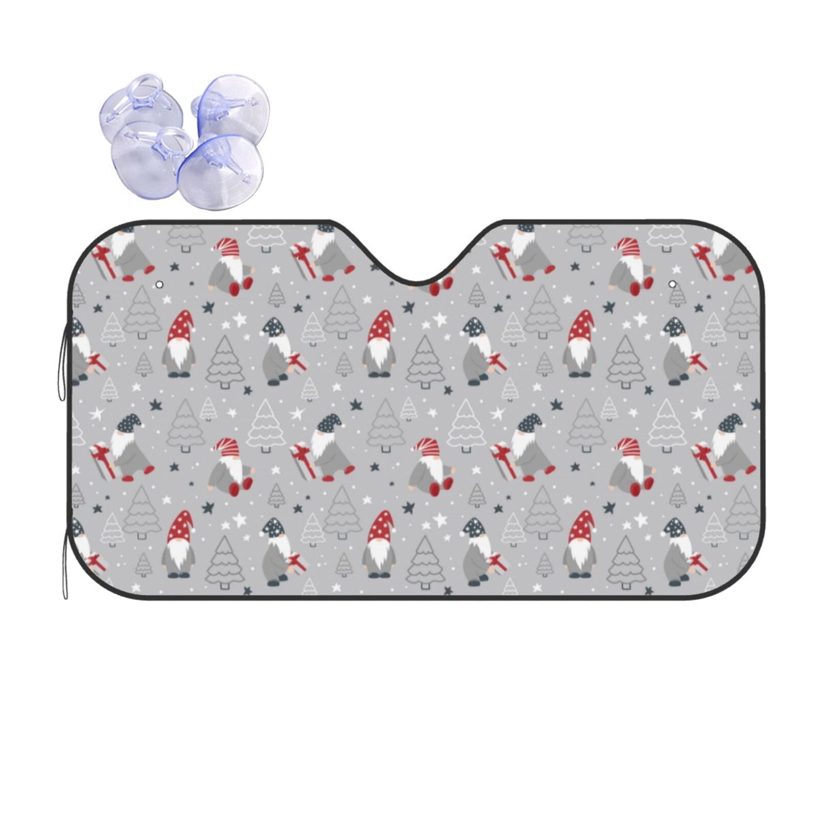 Matuu Santa with Gifts Print Foldable Front Window Car Windshield Sun ...