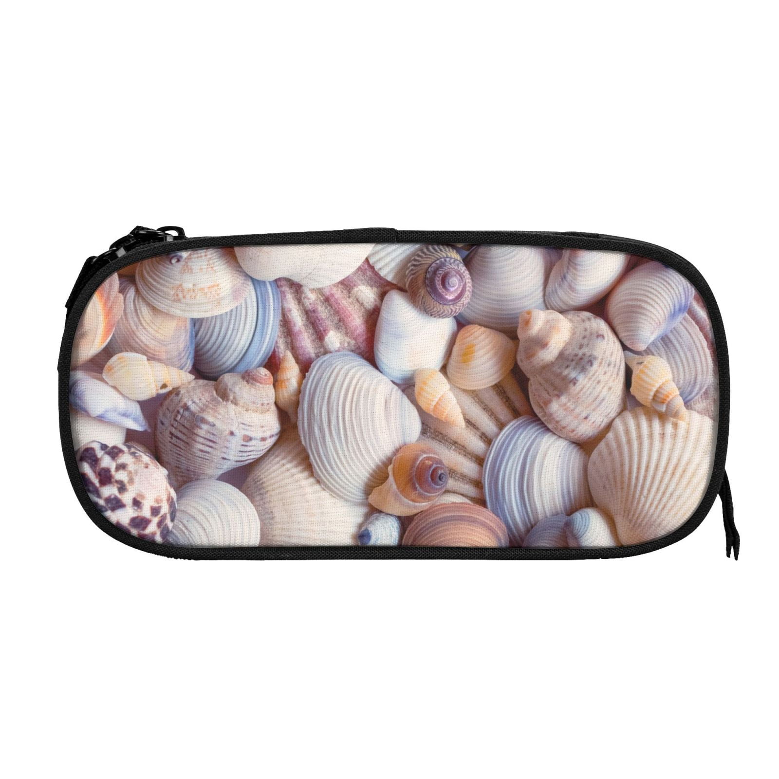Matuu Sea Shells for Pencil Pouch with Zipper for School Pencil Case ...
