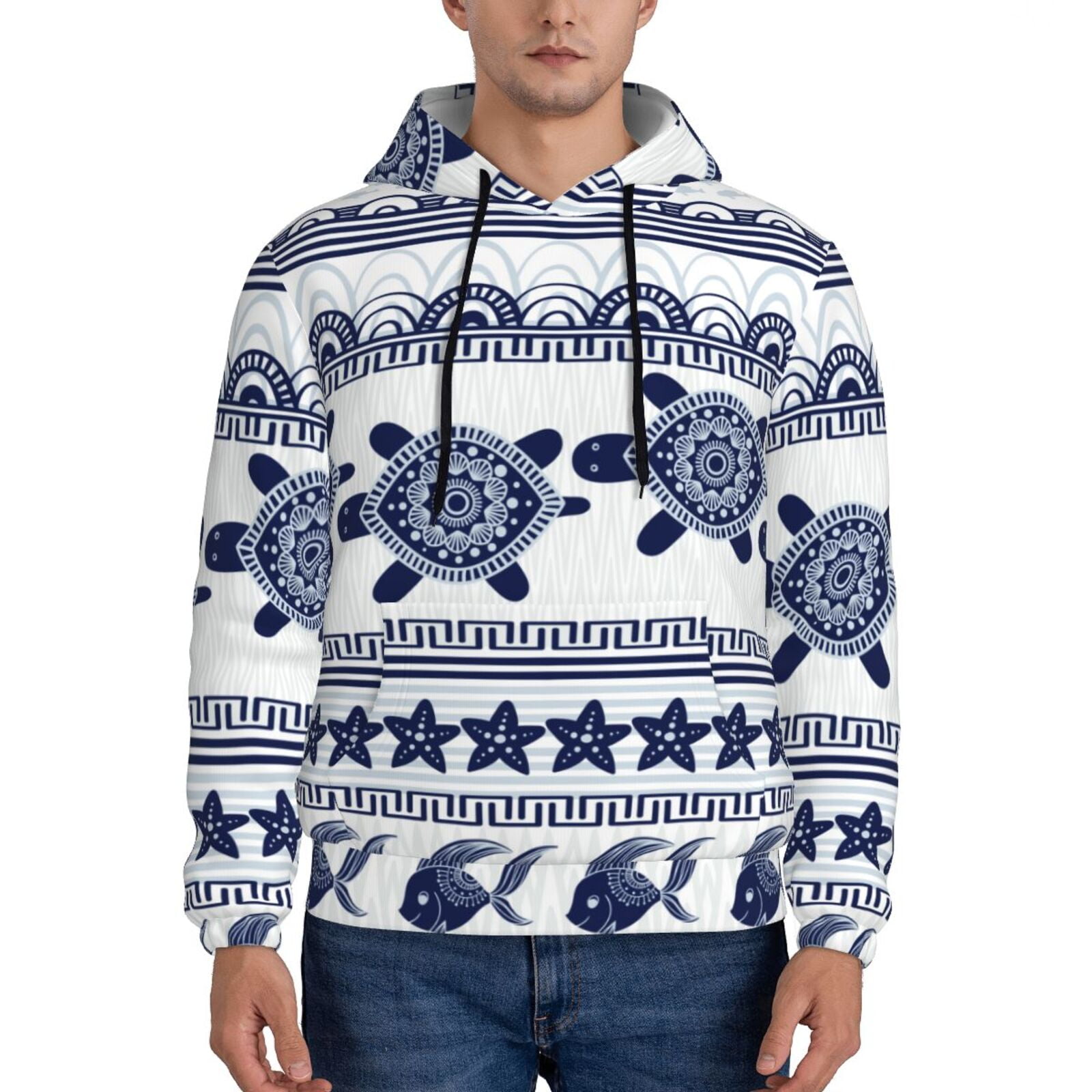 Matuu Sea Underwater Turtles for Hoodies for Men Hoodie Pullover ...