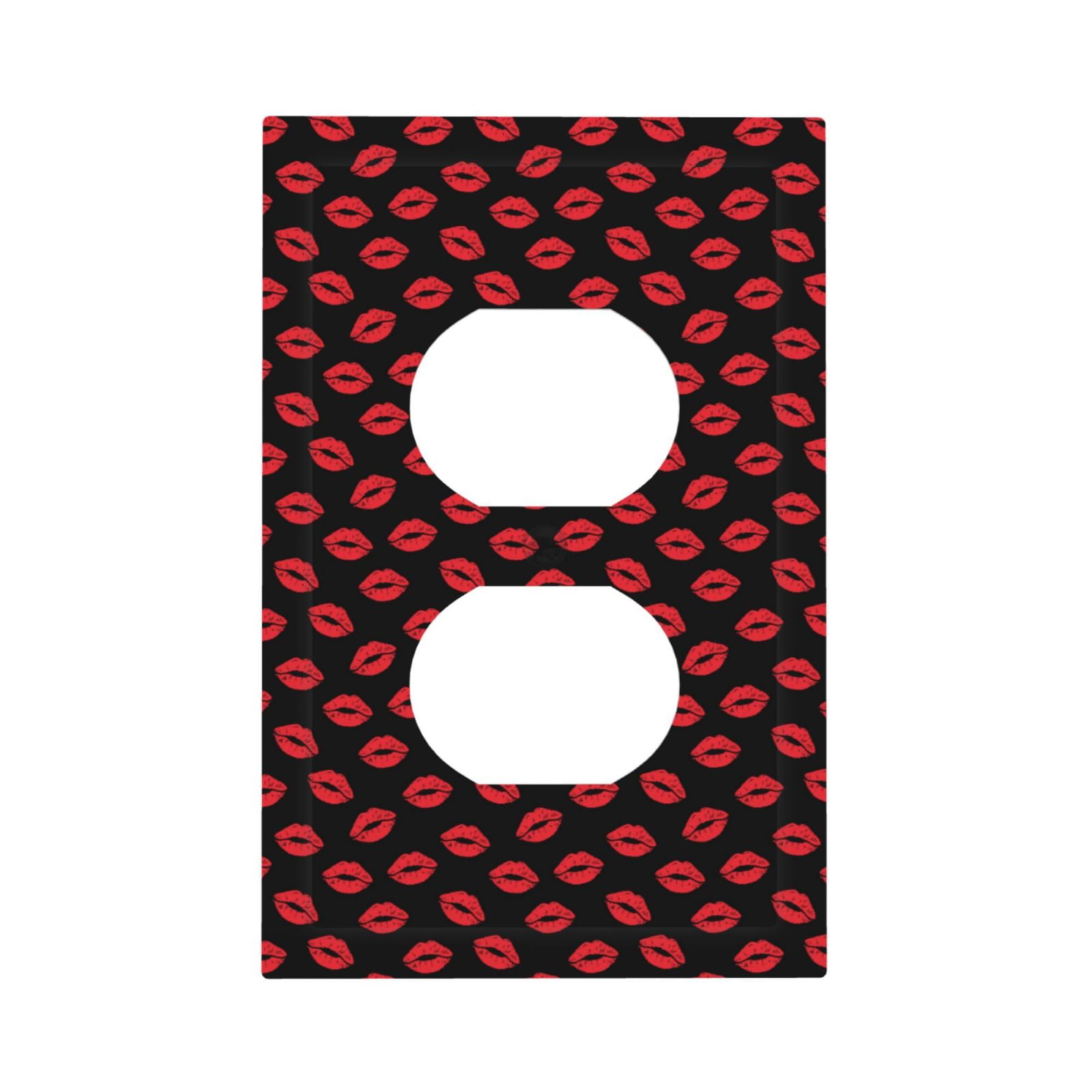 Matuu Sexy Red Lips Kiss for Modern Decorative Wall Plate Switch Plate ...