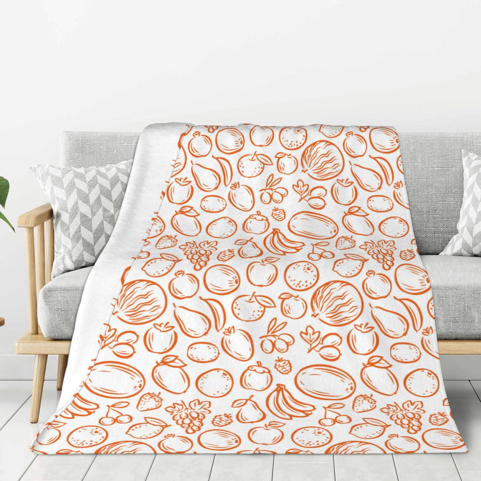 Matuu Simple Fruit for Premium Flannel Blanket, Ultra-Soft, Warm, and ...