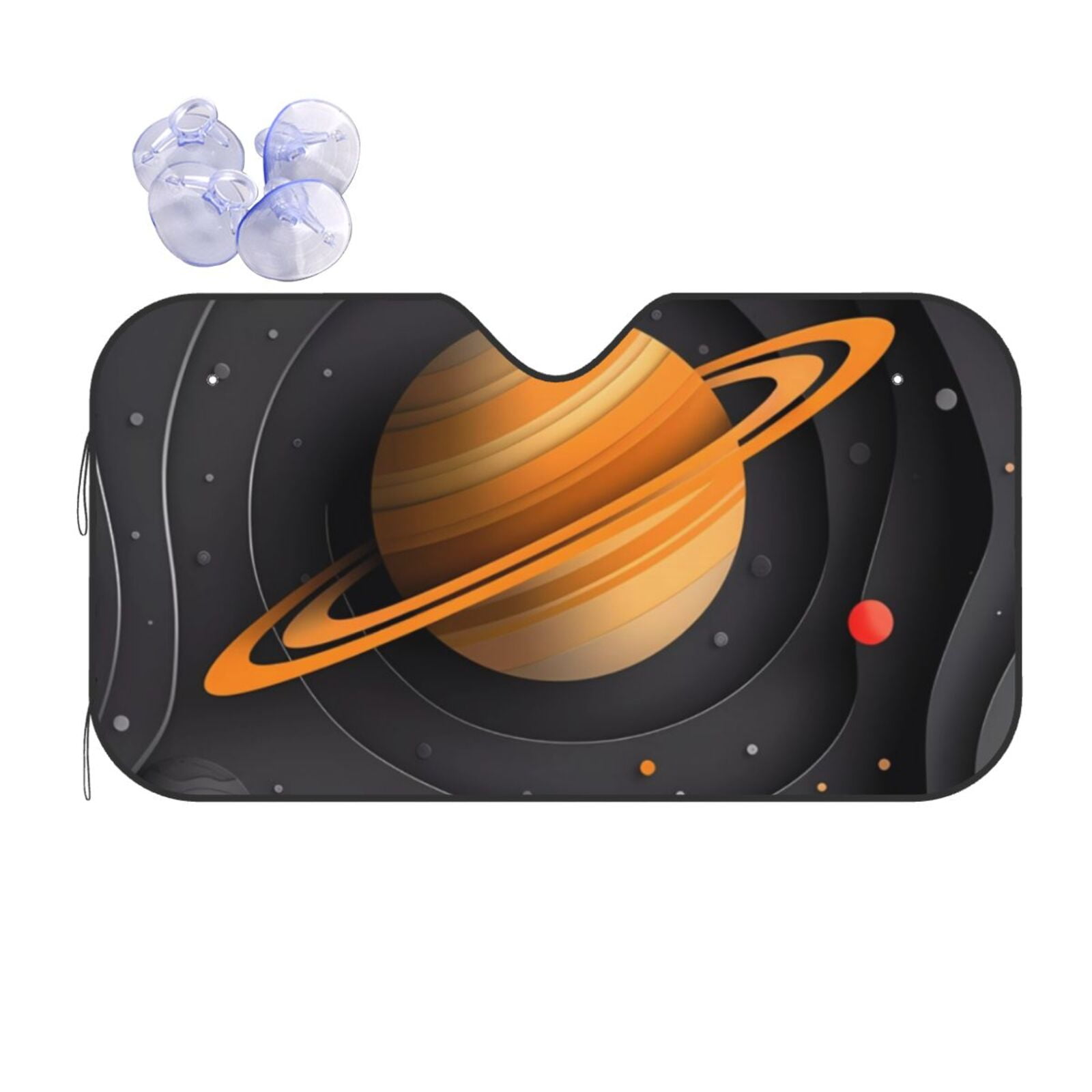 Matuu Solar System Paper Art Print Foldable Front Window Car Windshield ...