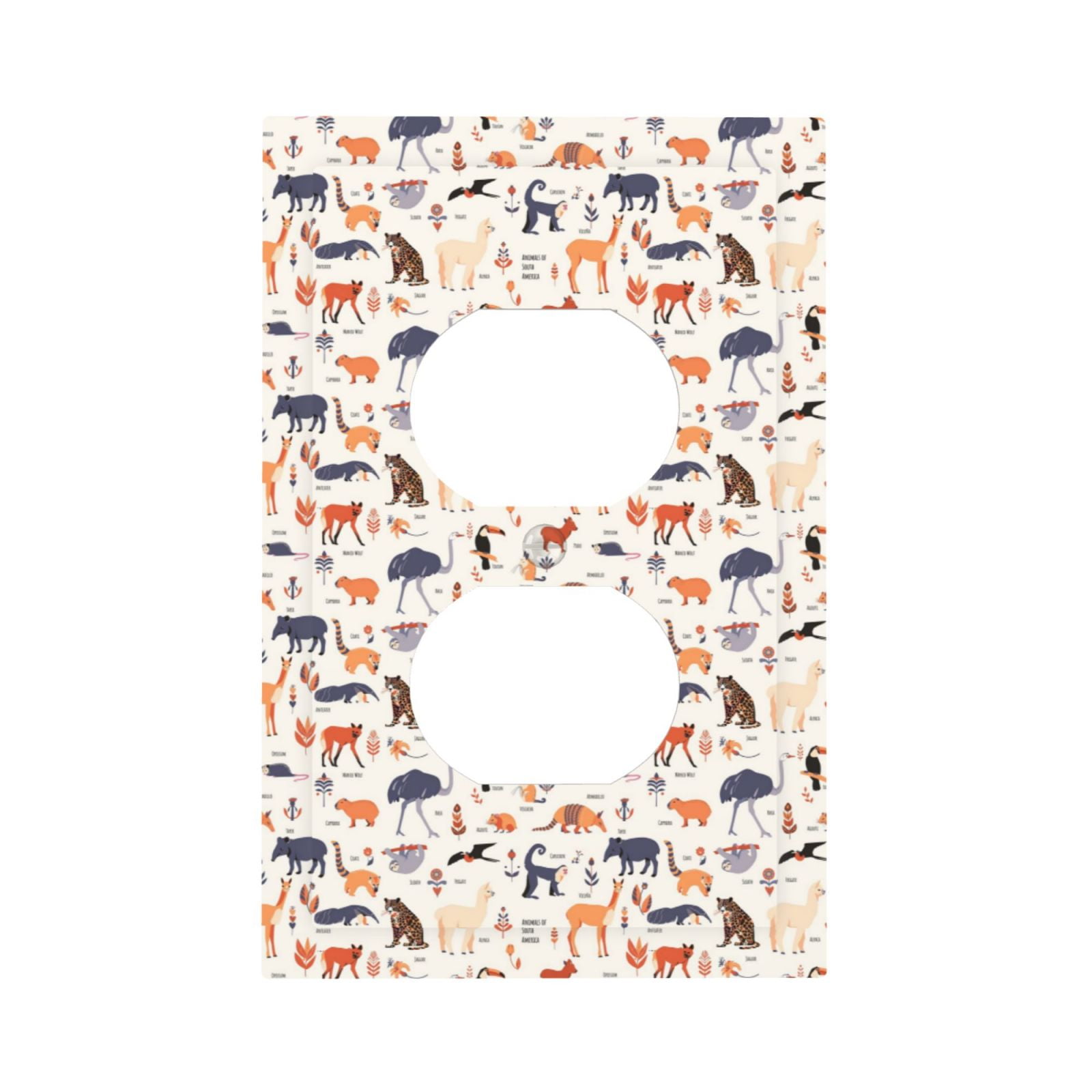 Matuu South American Animals for Modern Decorative Wall Plate Switch ...
