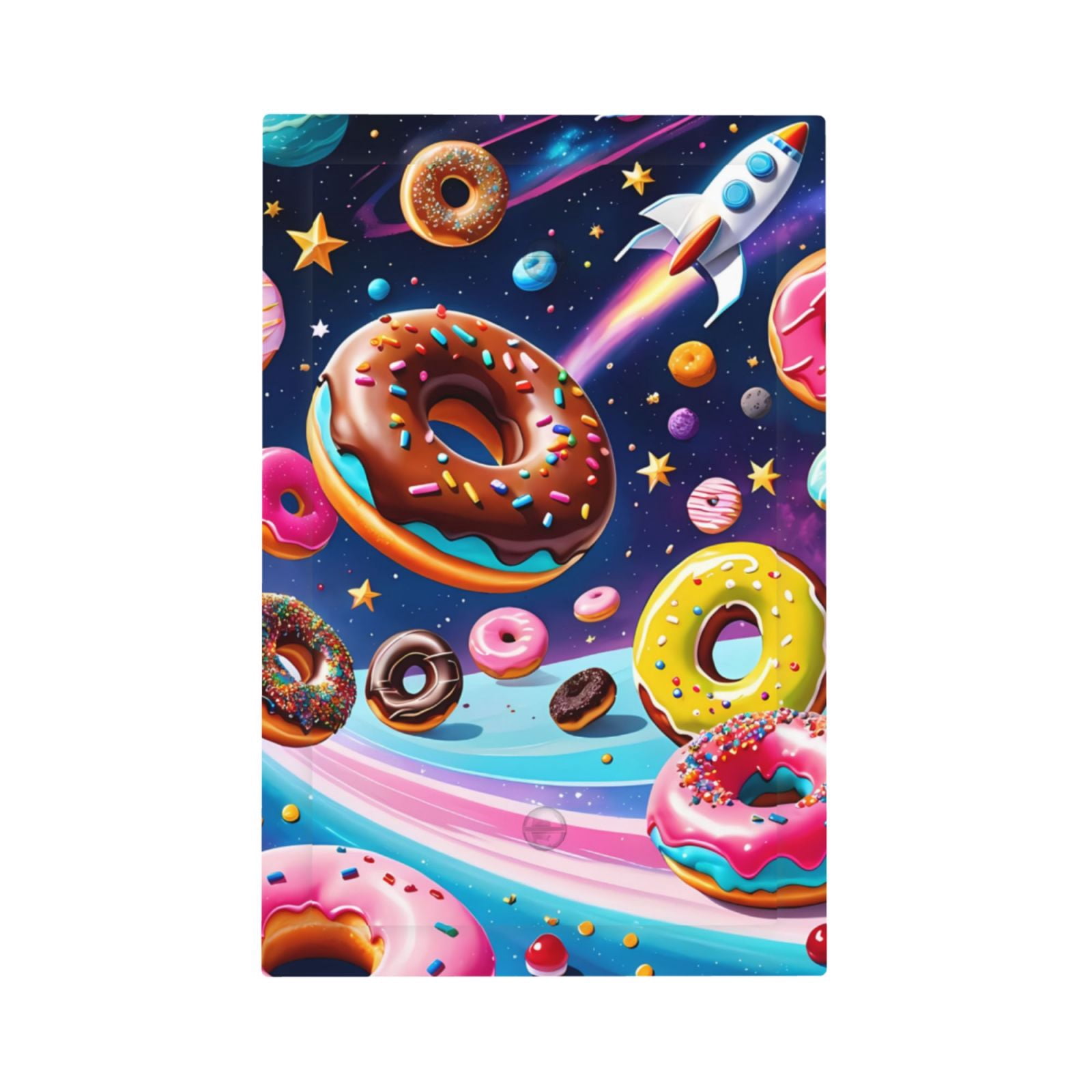 Matuu Space Colorful Donut for Modern Decorative Wall Plate Switch ...