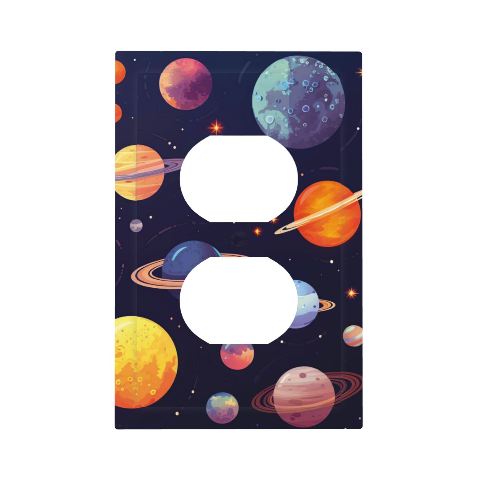 Matuu Space Planet for Modern Decorative Wall Plate Switch Plate Outlet ...