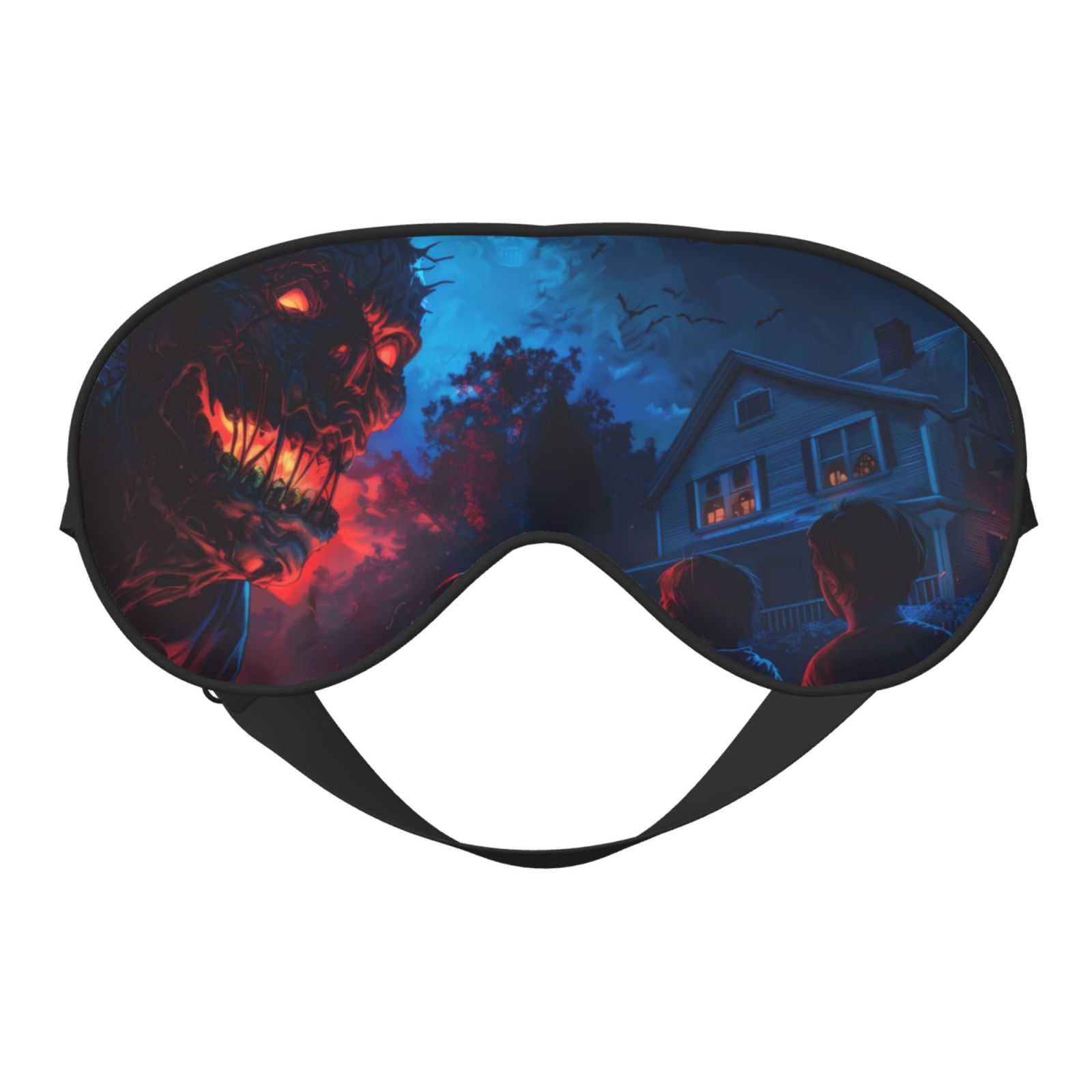 Matuu Spooky Halloween Night Scene for Soft Eye Mask Sleep Mask with ...