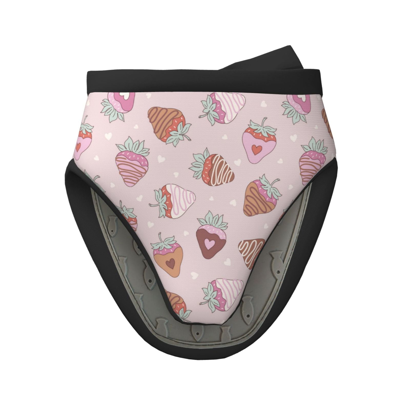 Matuu Strawberry Cake for Non-Slip Mini Oven Soft Silicone Mitt ,5.9"x5 ...