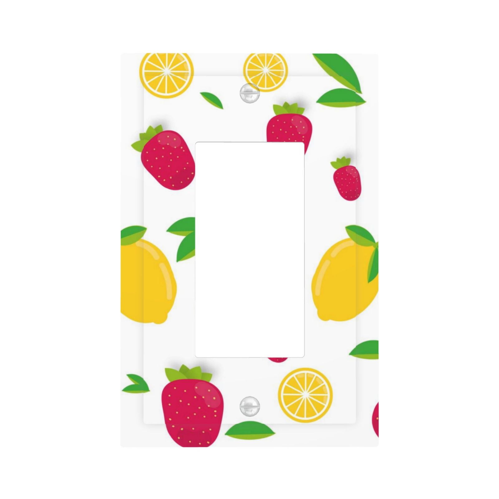Matuu Strawberry and Lemon for Modern Decorative Wall Plate Switch ...