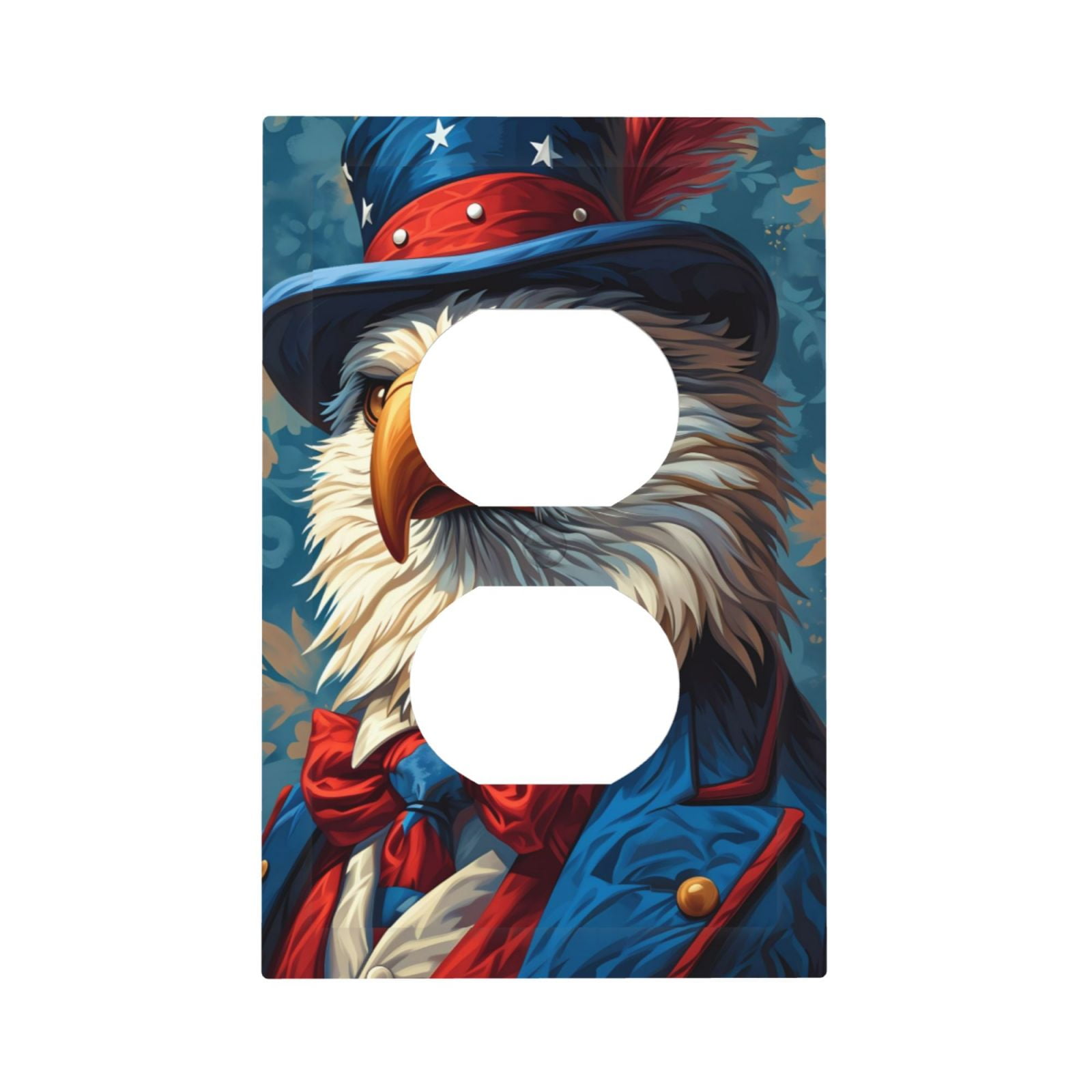 Matuu Surreal Bald Eagle Gentleman for Modern Decorative Wall Plate ...
