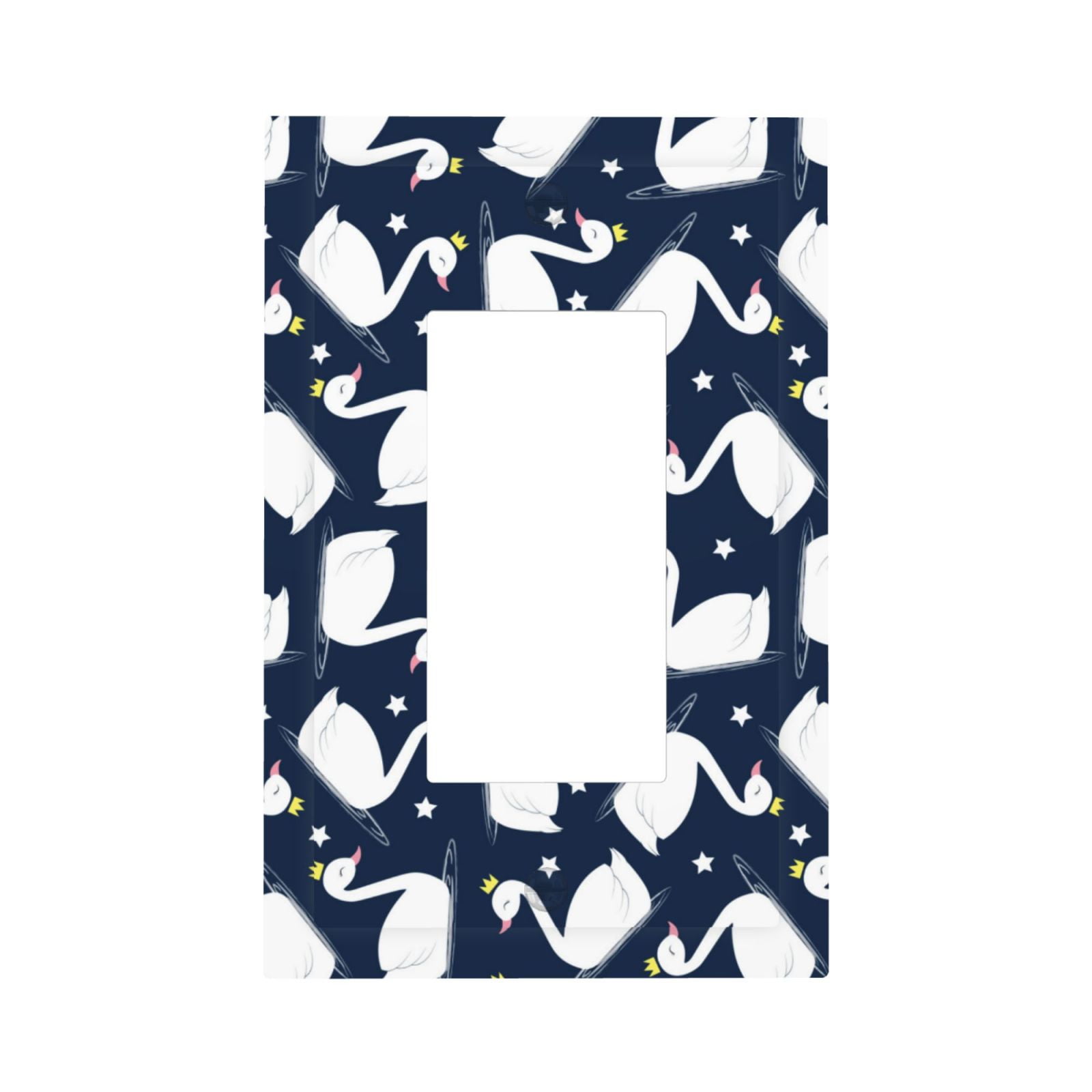 Matuu Swan for Modern Decorative Wall Plate Switch Plate Outlet Cover ...