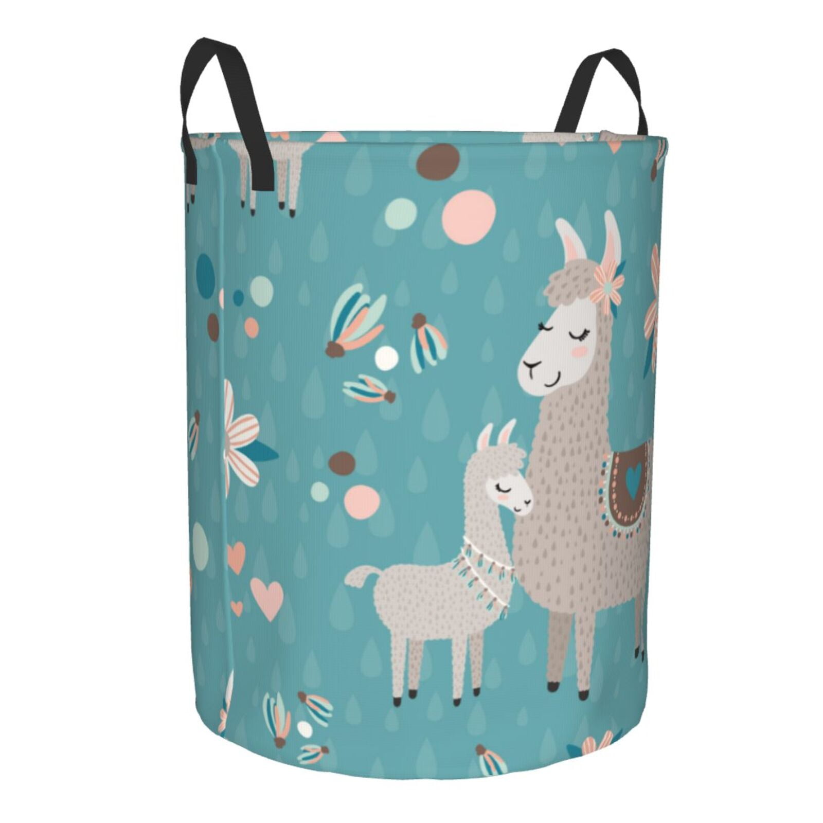 Matuu Teal Mama Llama print Portable simple household items easy ...