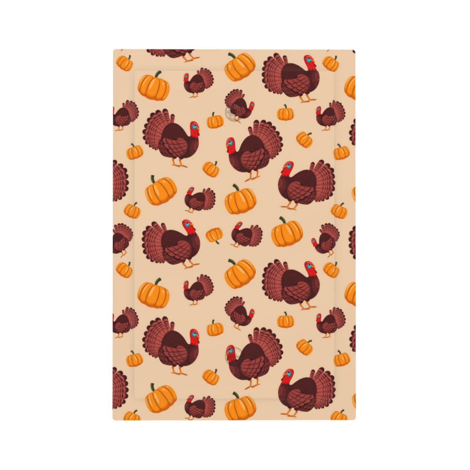Matuu Thanksgiving Turkey and Pumpkin for Modern Decorative Wall Plate ...