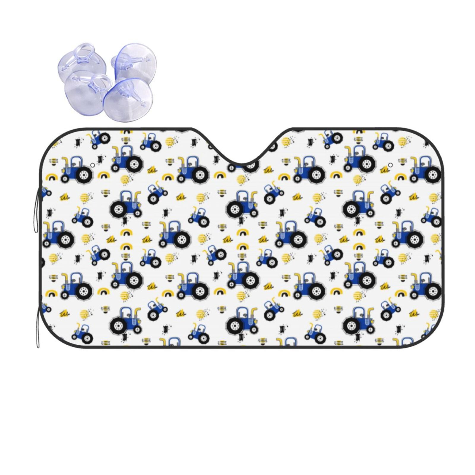 Matuu Tractor And Vehicle Print Foldable Front Window Car Windshield ...