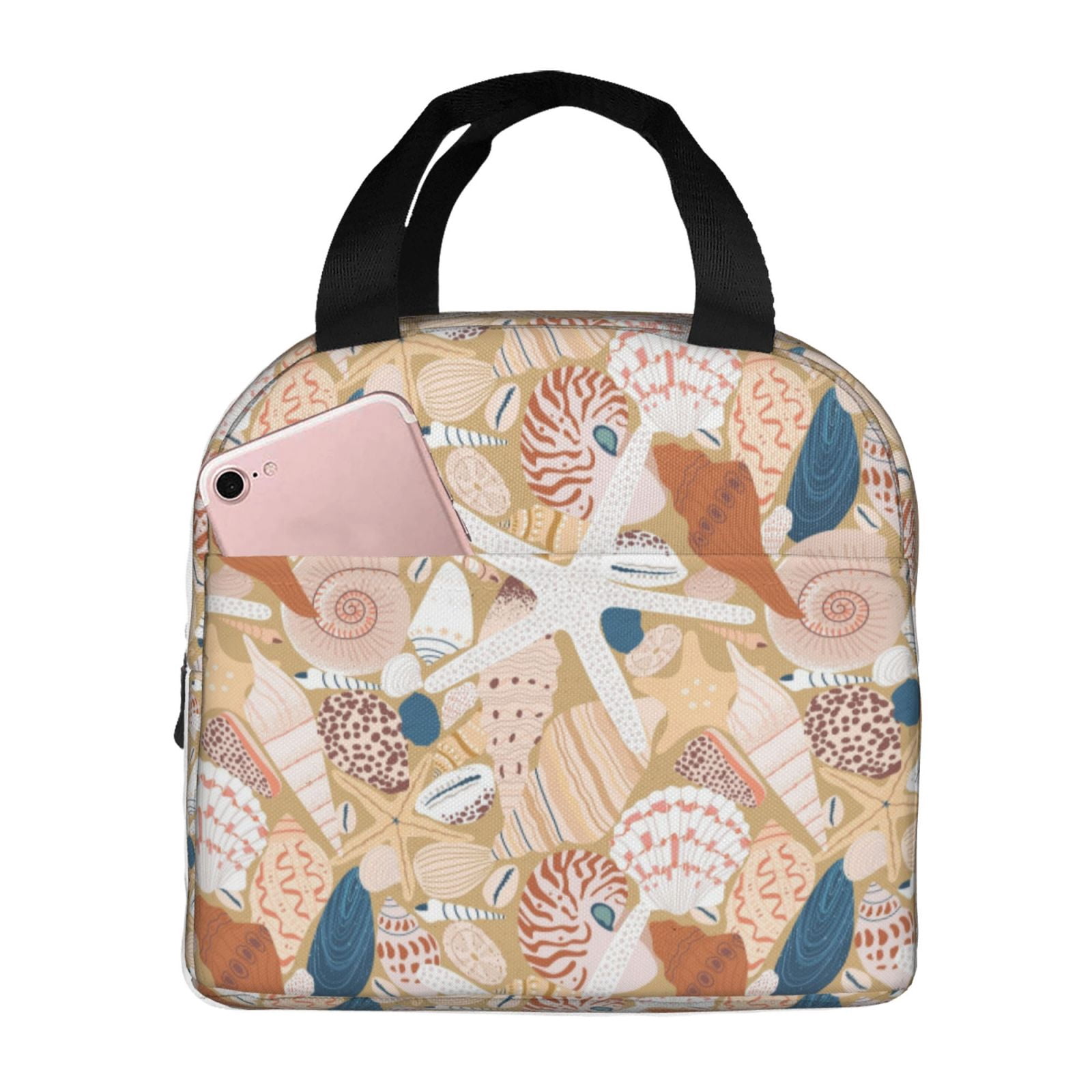 Matuu Tropical Beach Sea Shell for Insulated Lunch Bag for Women and ...