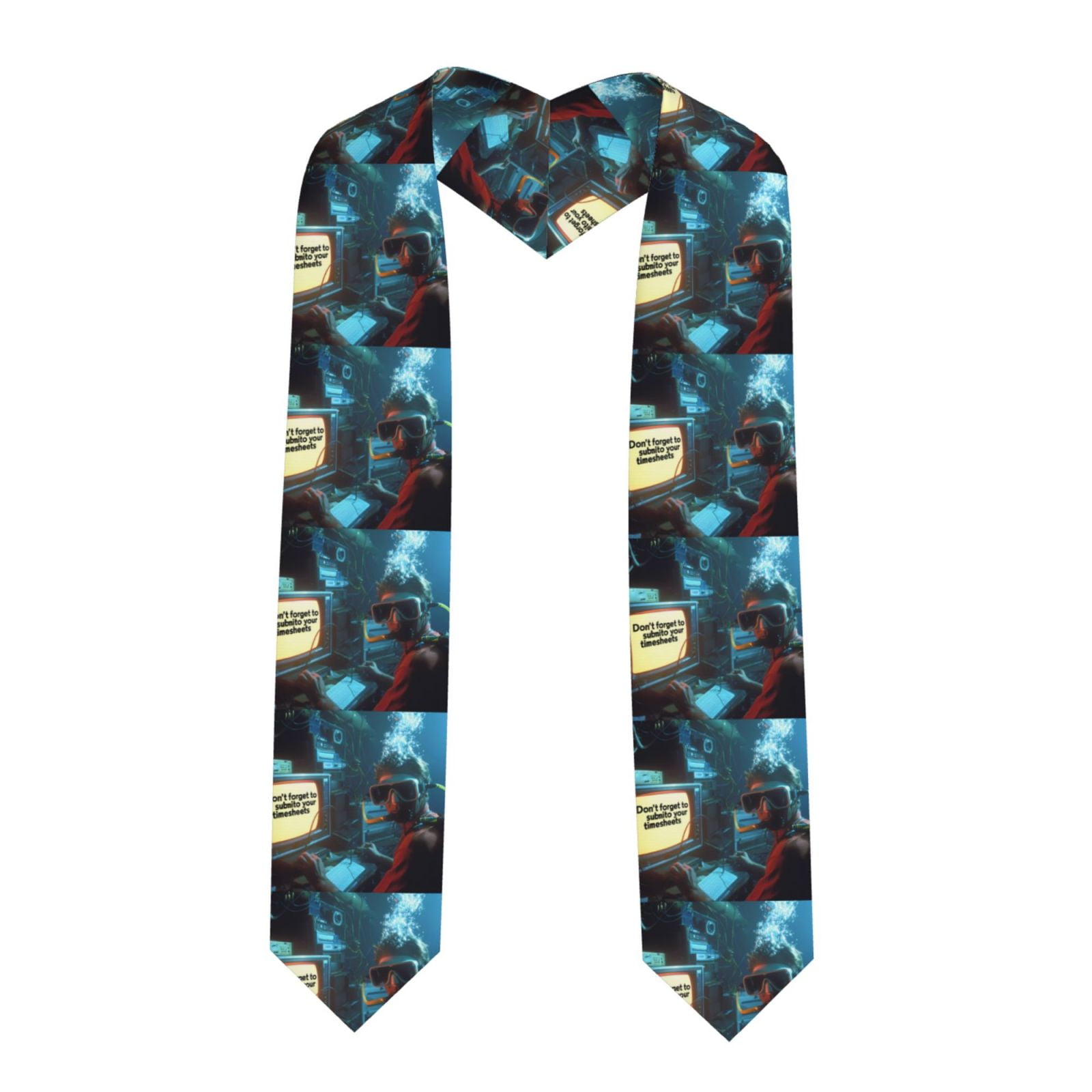 Matuu Underwater Office Diver for Unisex Adult Graduation Stole 72 ...