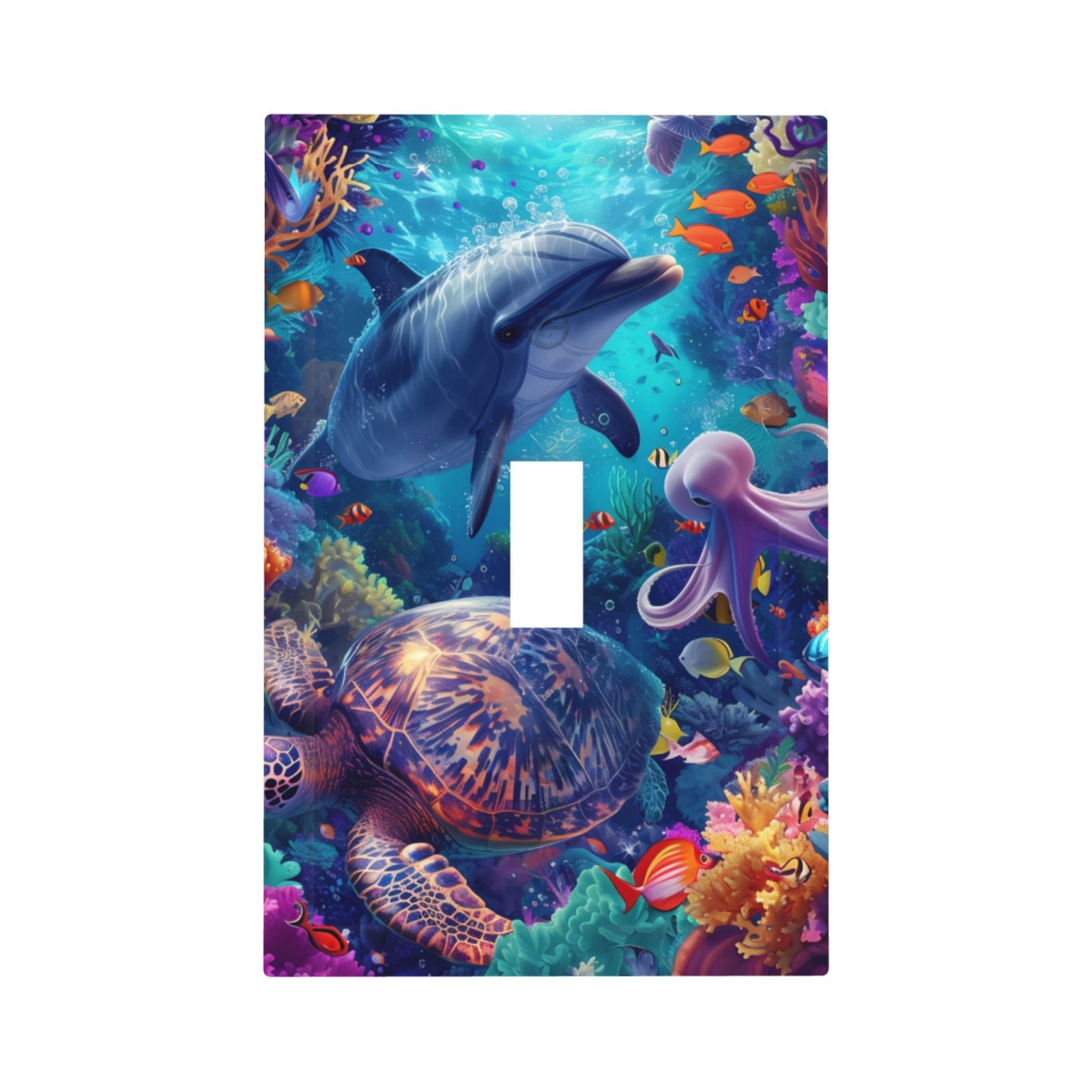 Matuu Underwater Turtle Dolphin Octopus for Modern Decorative Wall ...