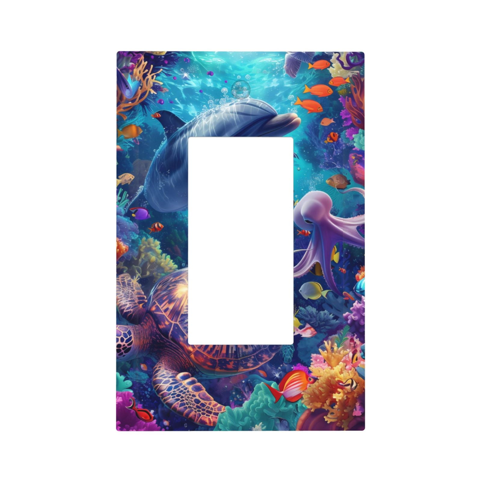 Matuu Underwater Turtle Dolphin Octopus for Modern Decorative Wall ...