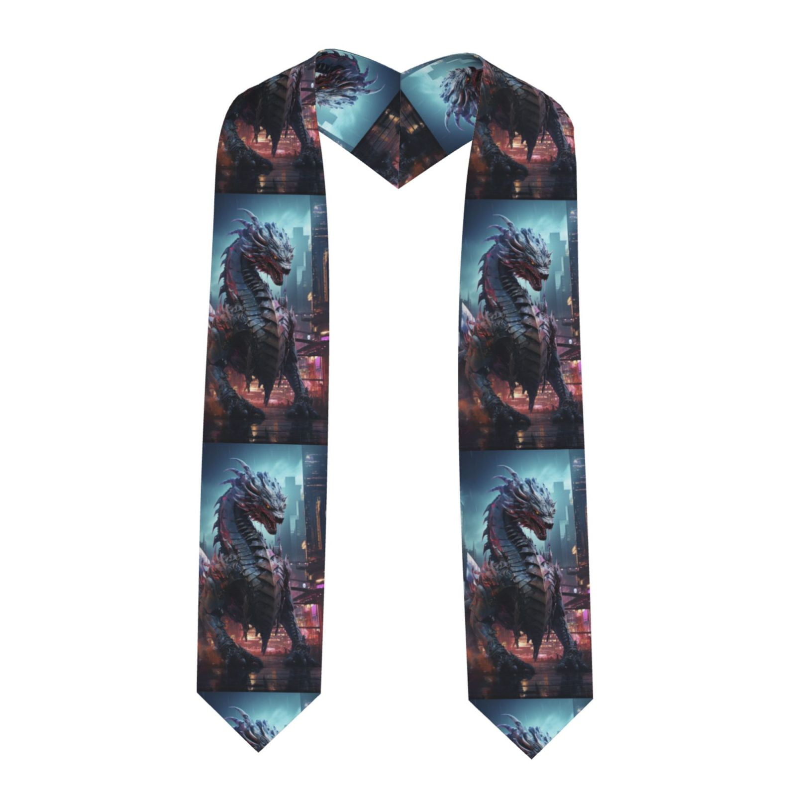 Matuu Urban Mechanical Dragon for Unisex Adult Graduation Stole 72 ...