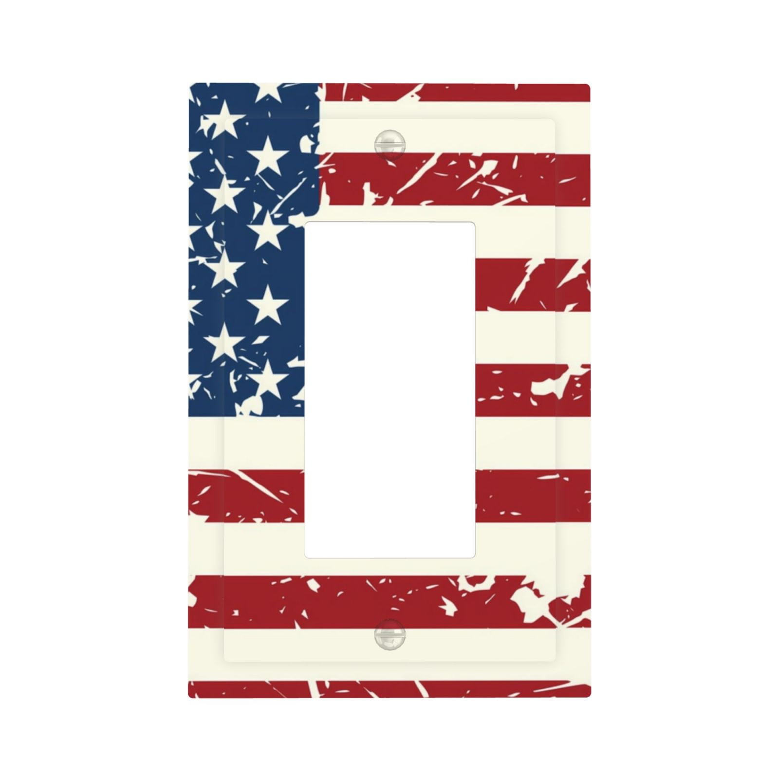 Matuu Vintage American Flag for Modern Decorative Wall Plate Switch ...