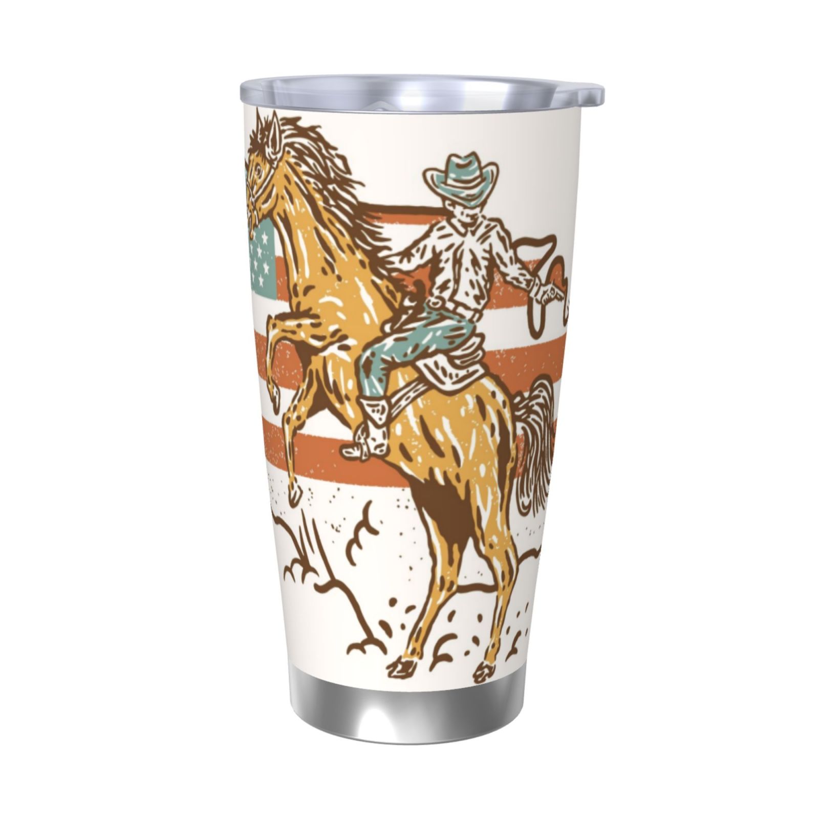 Matuu Vintage Wild West Cowboy for 20oz Durable Thermal Cups Keep ...
