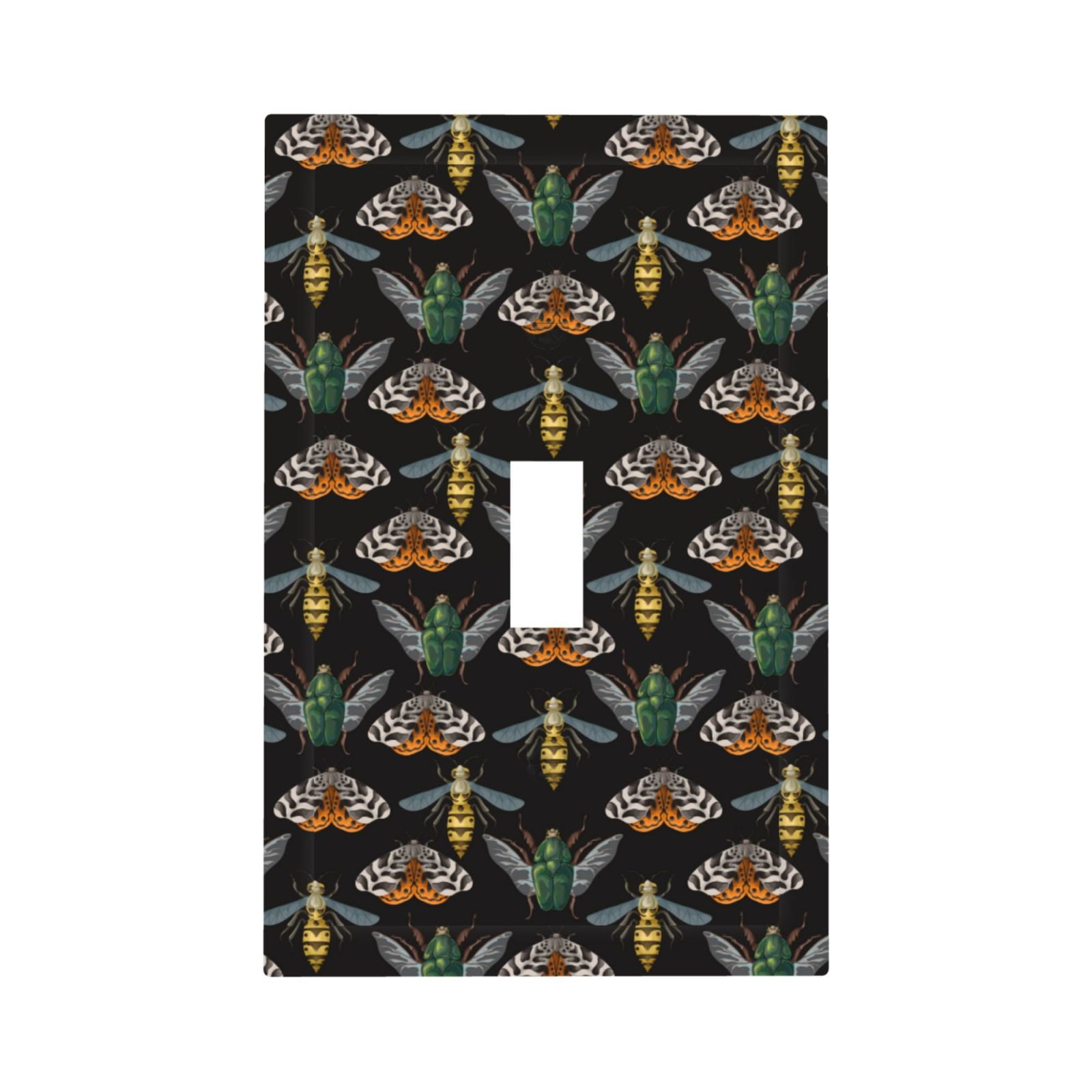 Matuu Wasp Cockchafer Butterfly for Modern Decorative Wall Plate Switch ...