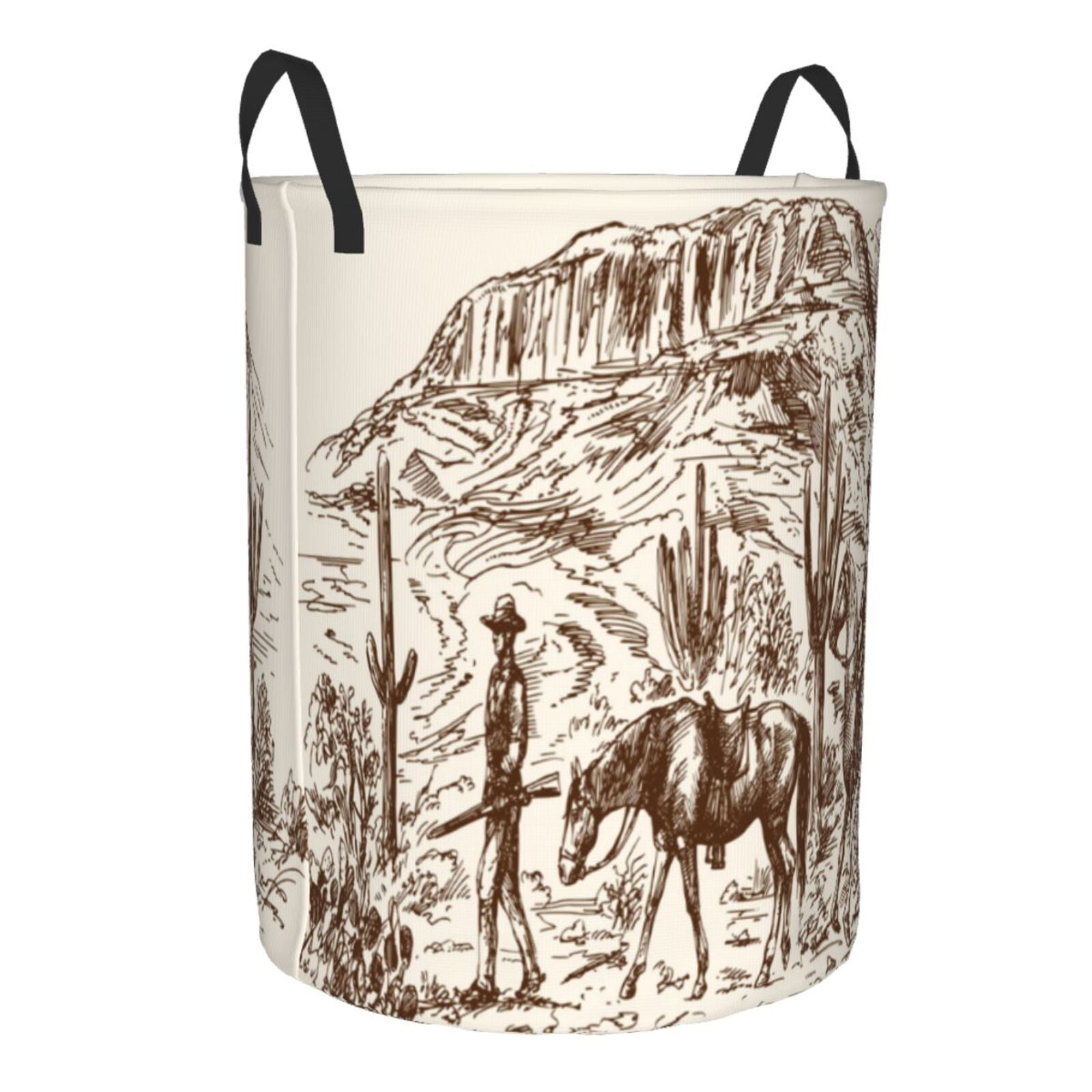 Matuu Western Desert Cowboys2 print Portable simple household items ...