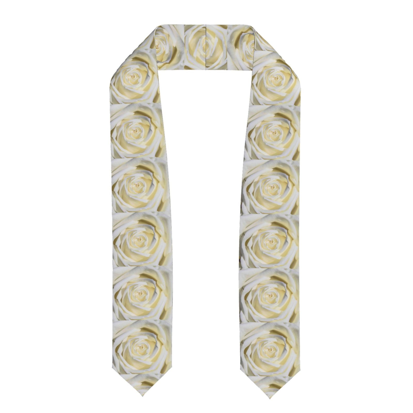 Matuu White Rose for Unisex Adult Graduation Stole 72” Long Shawl for ...