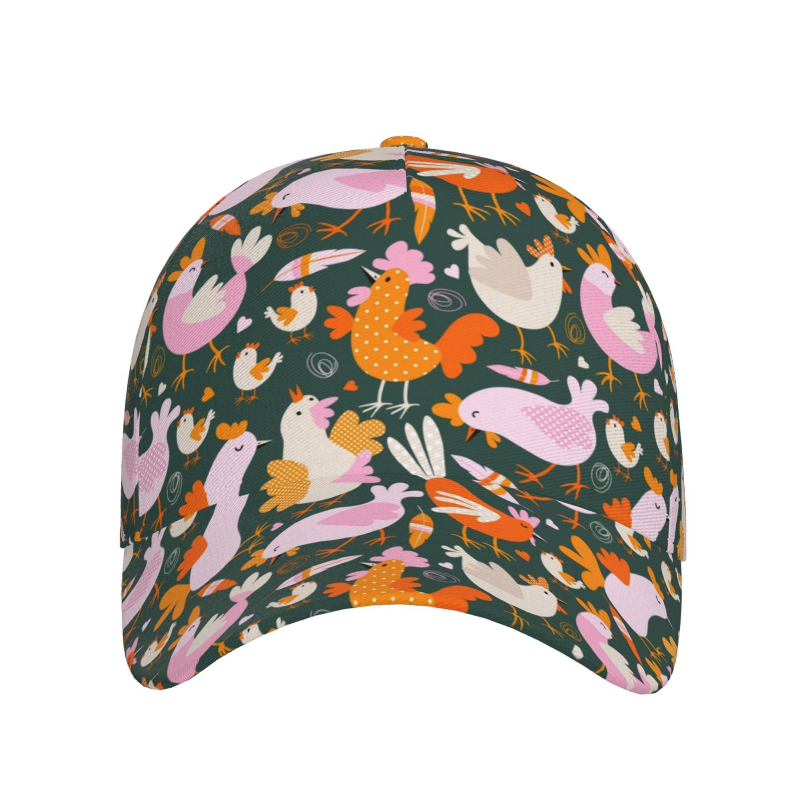 MatuuRoosters and Chicks for Baseball Cap Golf Dad Hat Top Baseball Cap ...