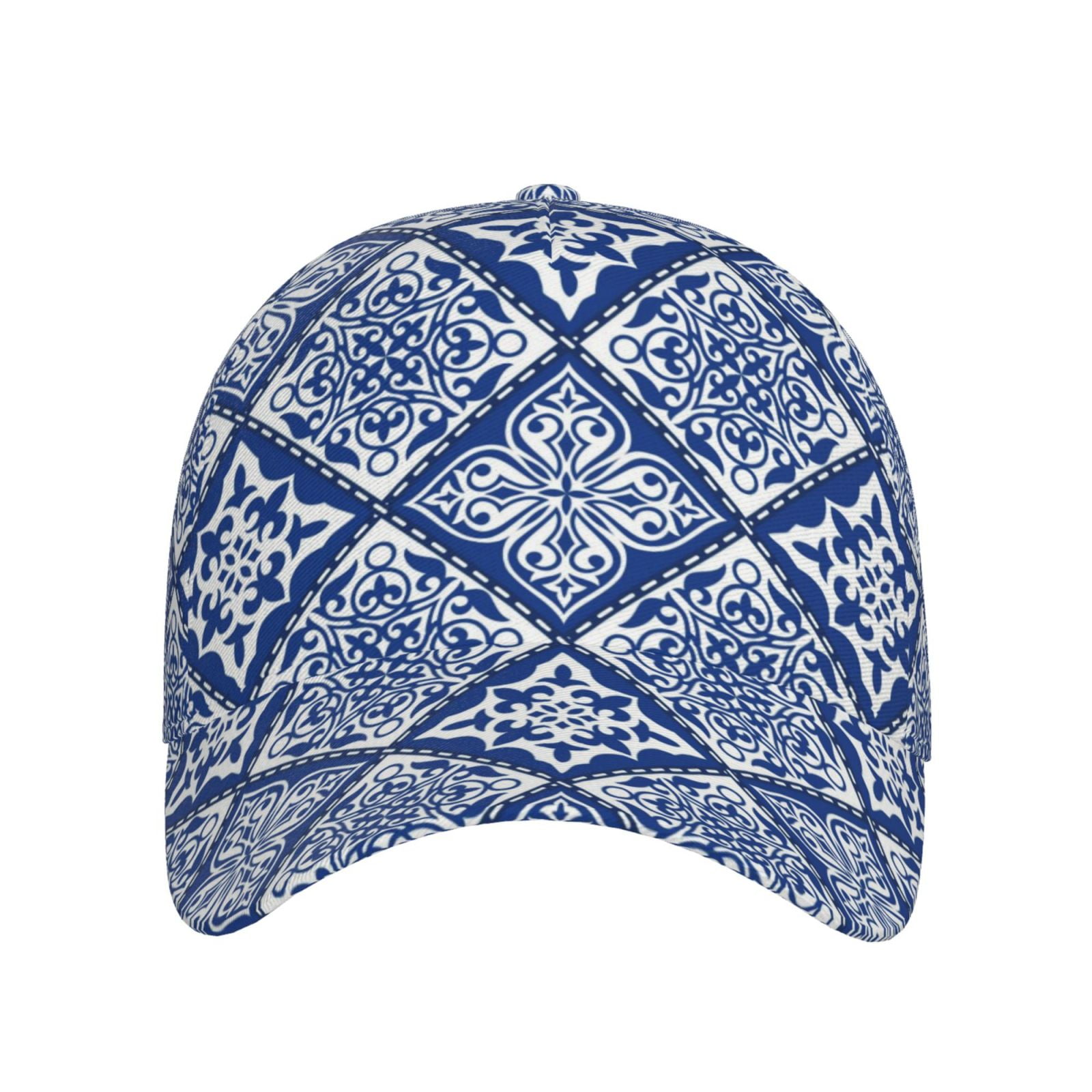 MatuuStylized Flowers Vintage Boho for Baseball Cap Golf Dad Hat Top ...