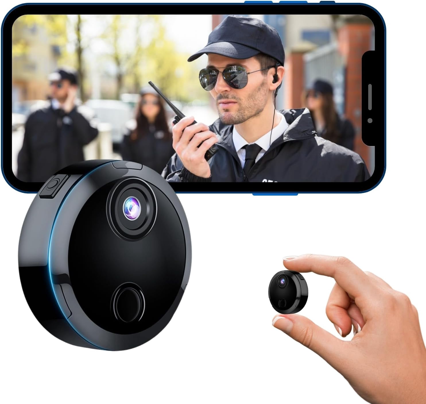 Matxabr HD 1080P Hidden Camera, Surveillance Security Camera with ...
