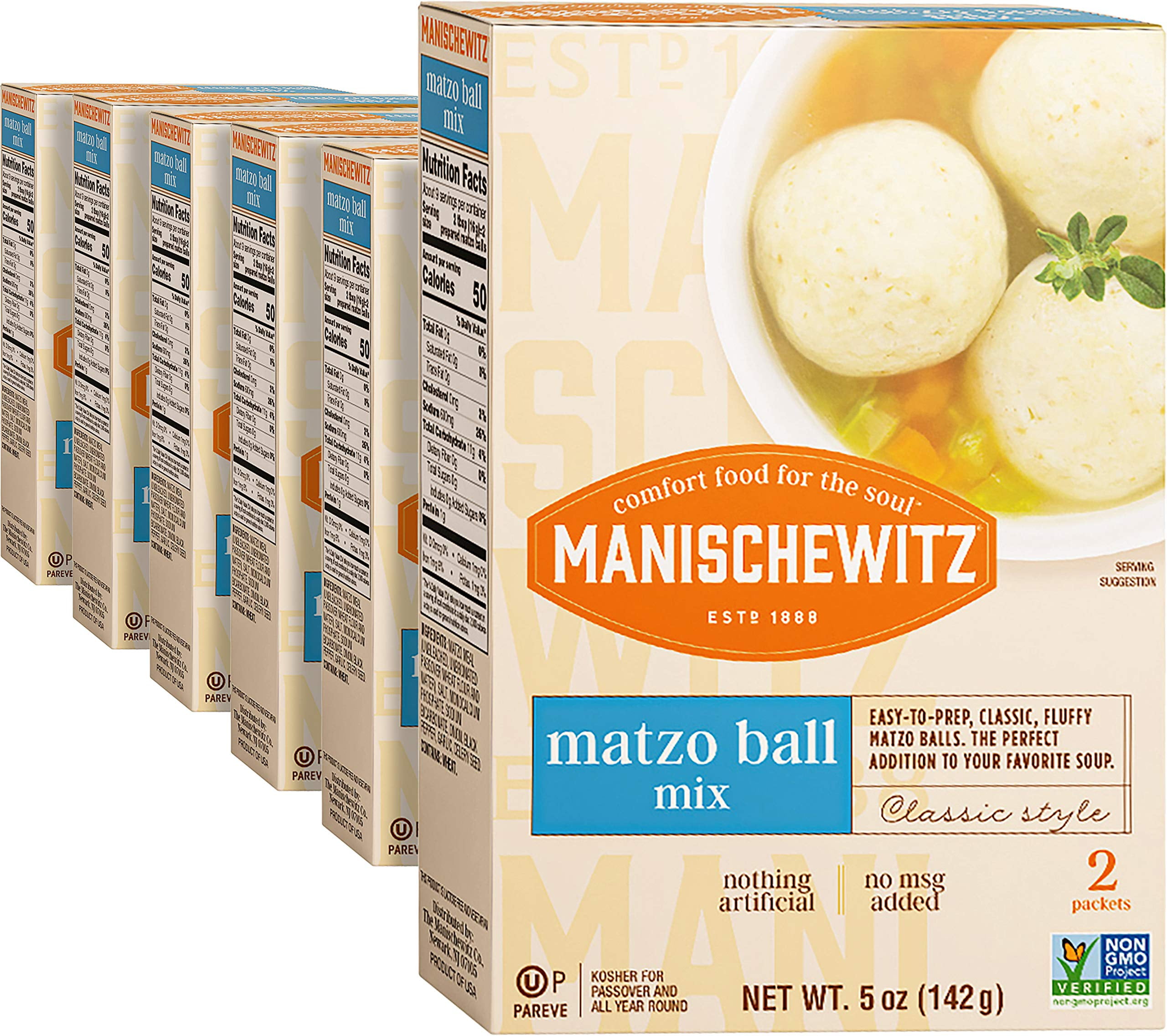 Matzo Ball Mix, 5 Oz. (6 Pack) Easy Prep | Kosher for Passover ...