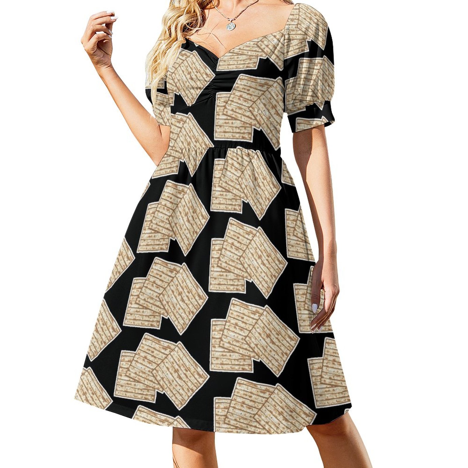 Matzo - The Delight of Passover! Sleeveless Dress women long dresses ...