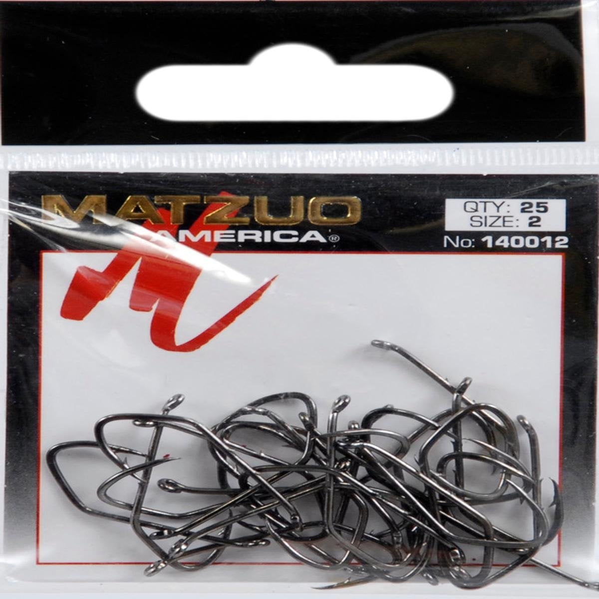 Matzuo 140012-2 Baitholder Sickle Hook #2 Blk, Black - Walmart.com
