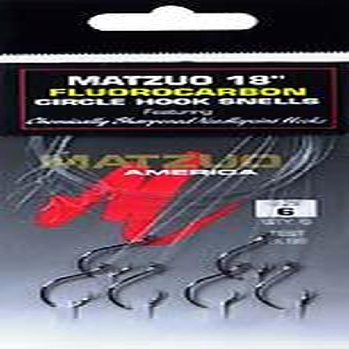 Matzuo Fluorocarbon Circle Hook Snell, Size 18 - Walmart.com