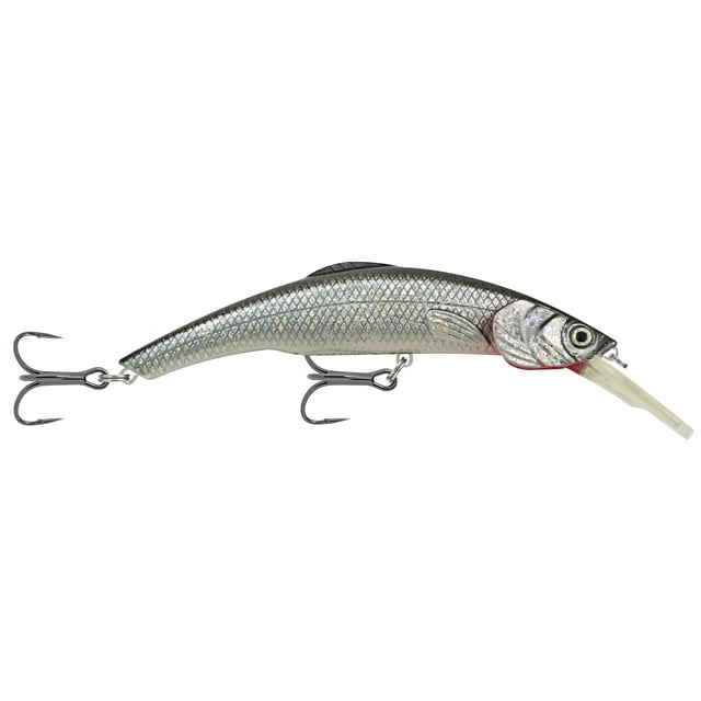 Matzuo Kinchou Minnow Size 9 Silver/Black Back - Walmart.com