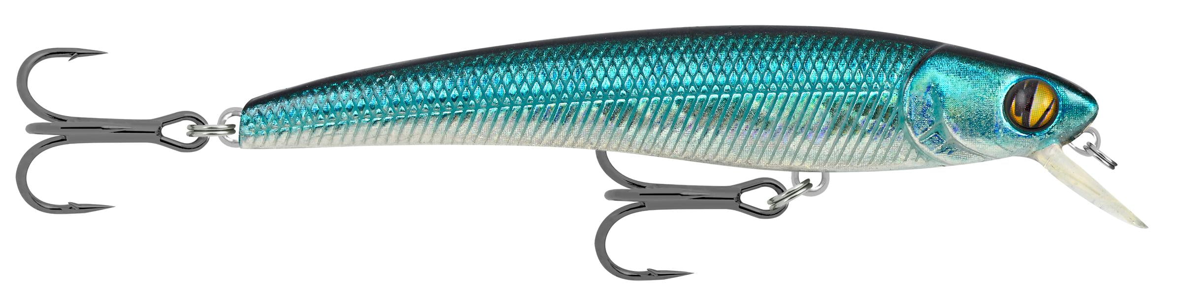 Matzuo Nano Minnow Fishing Bait Chrome Blue, 2-Inch - Walmart.com